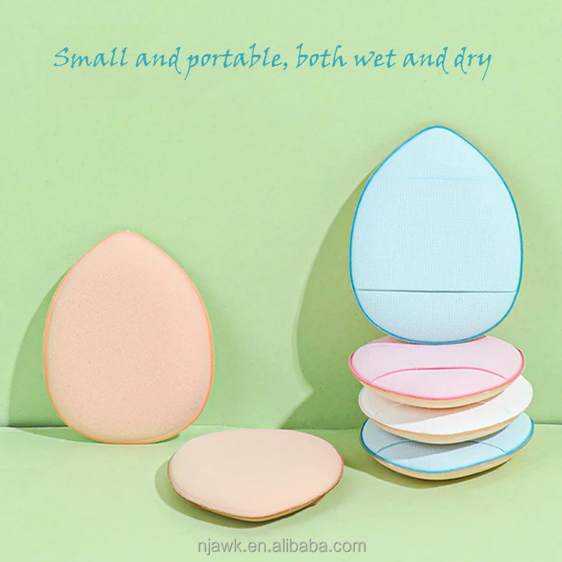 Awk Beauty Air Cushion Mini Finger Pointed Powder Puff Sponge Small For ...