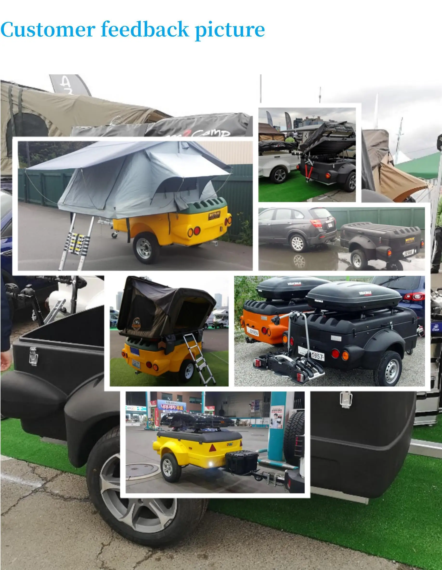 Snowaves T001 - Lightweight Camping Trailer for Motorcycles