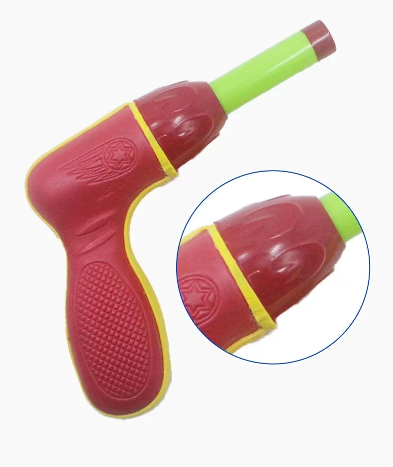 Eva Foam Soft Bullet Air Rocket Shooting Gun Toy Shell Ejection Eva Gun ...