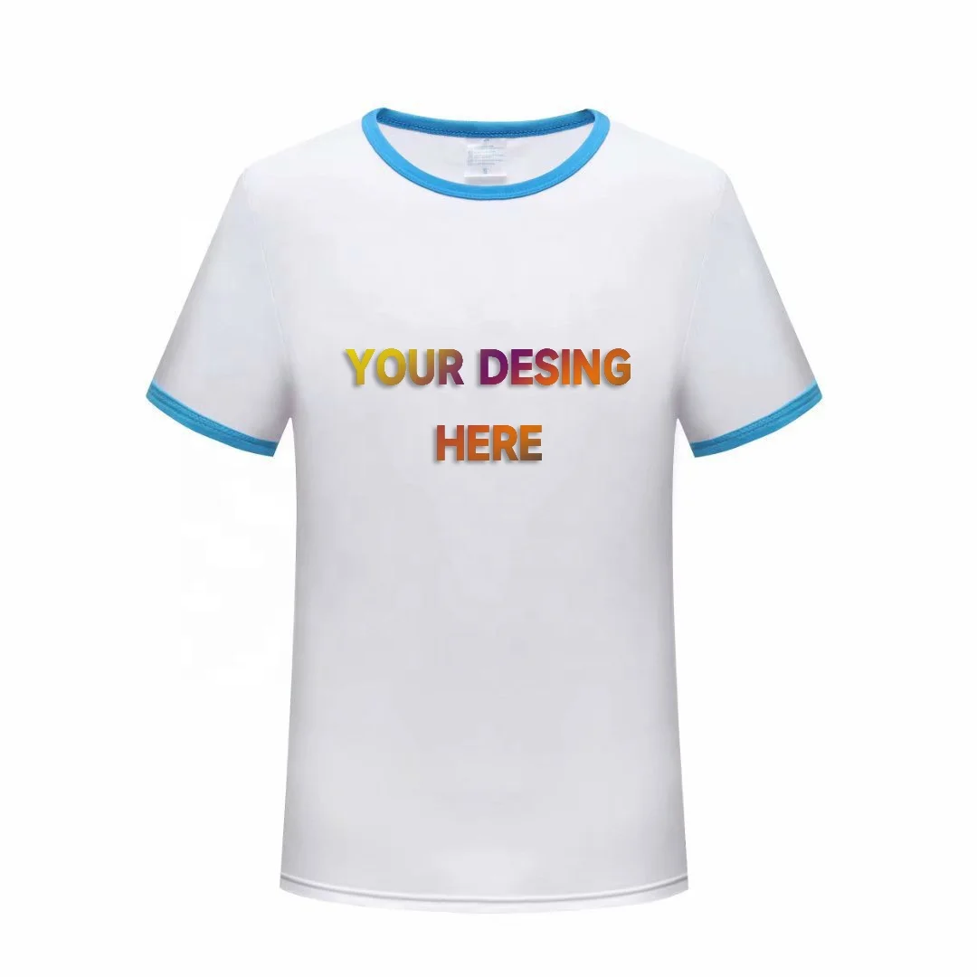 Easy To Wash Cosy Sublimation Blank Round Neck Sublimation T-shirt Fast ...