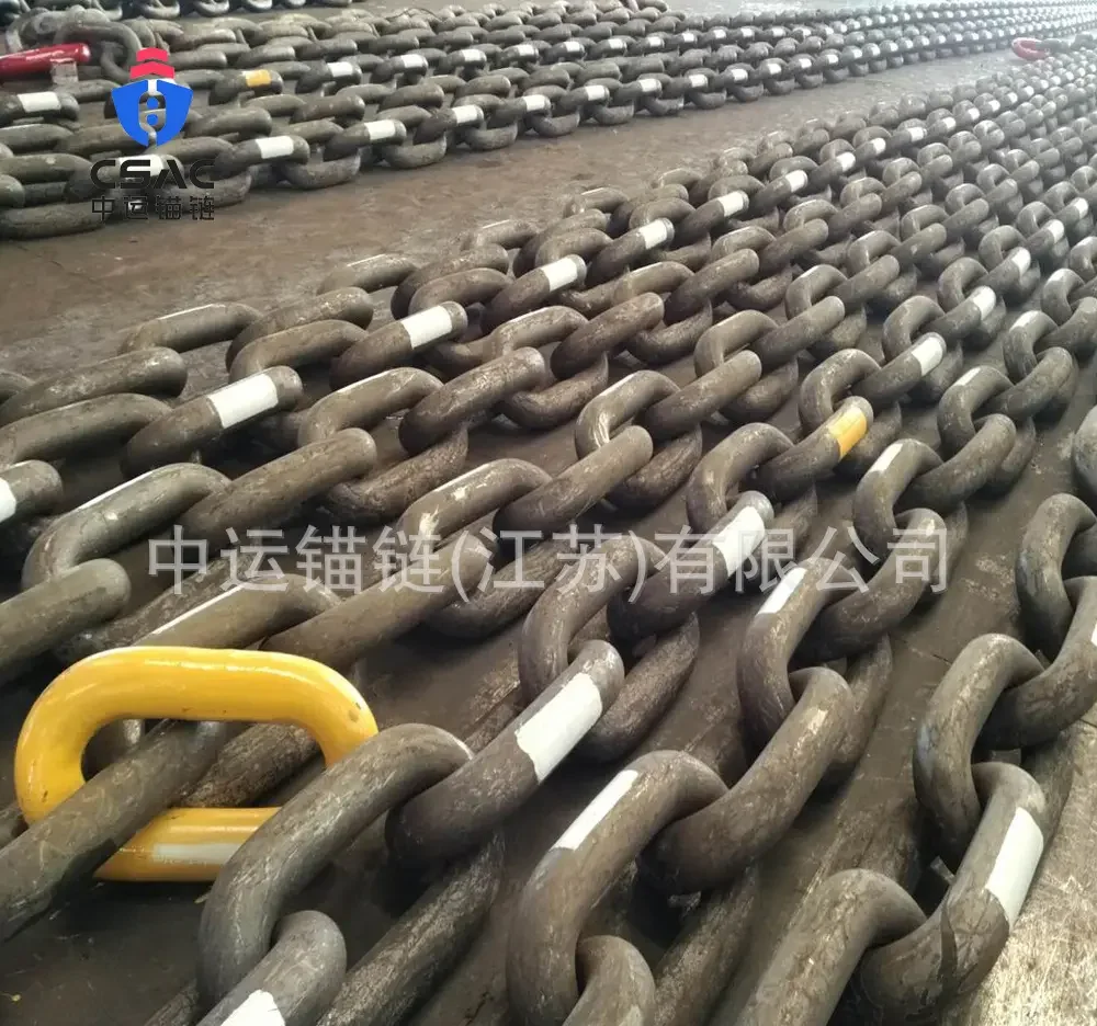 Mooring Chains For Farming Cages And Fishing Nets Grade R3,Dia.50mm--64mm - Buy Mooring Chain ...