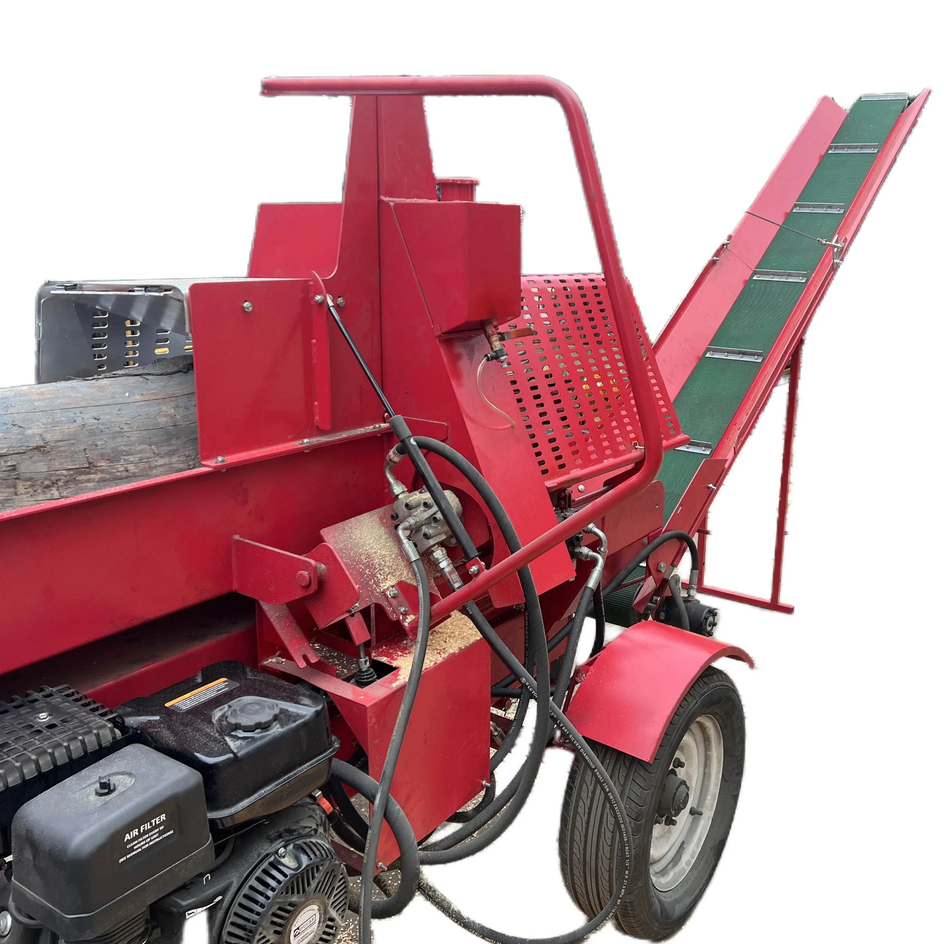 20 Ton Automatic Firewood Processor / Wood Processor With Track - Buy ...