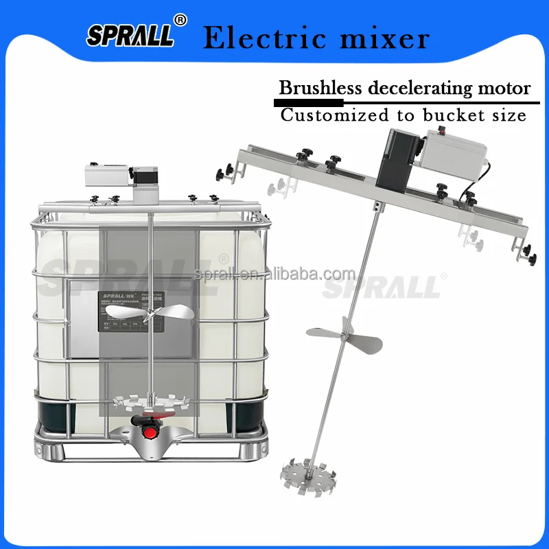 SPRALL Industrial Liquid Mixer - High Efficiency & Accuracy