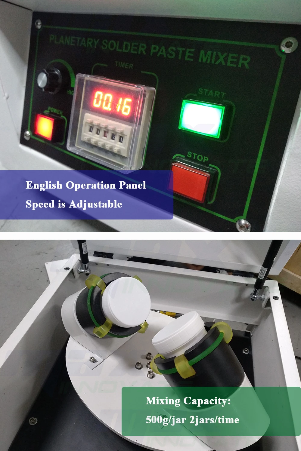 High Efficiency Mixer Planetary Centrifugal Smt Solder Mixing Machine ...