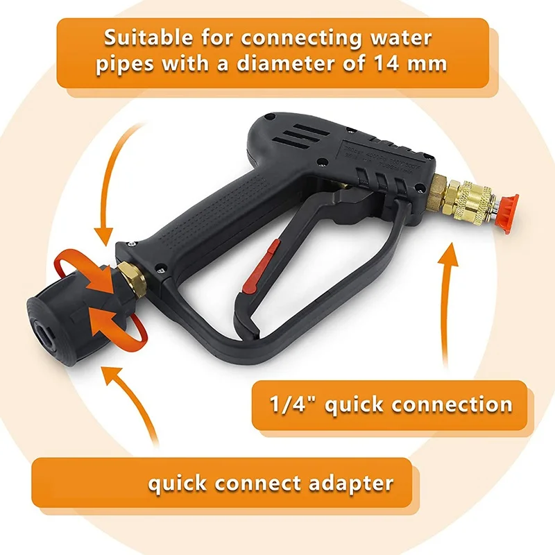 5000PSI/10GPM High Pressure Washer Trigger Guns for Car Wash