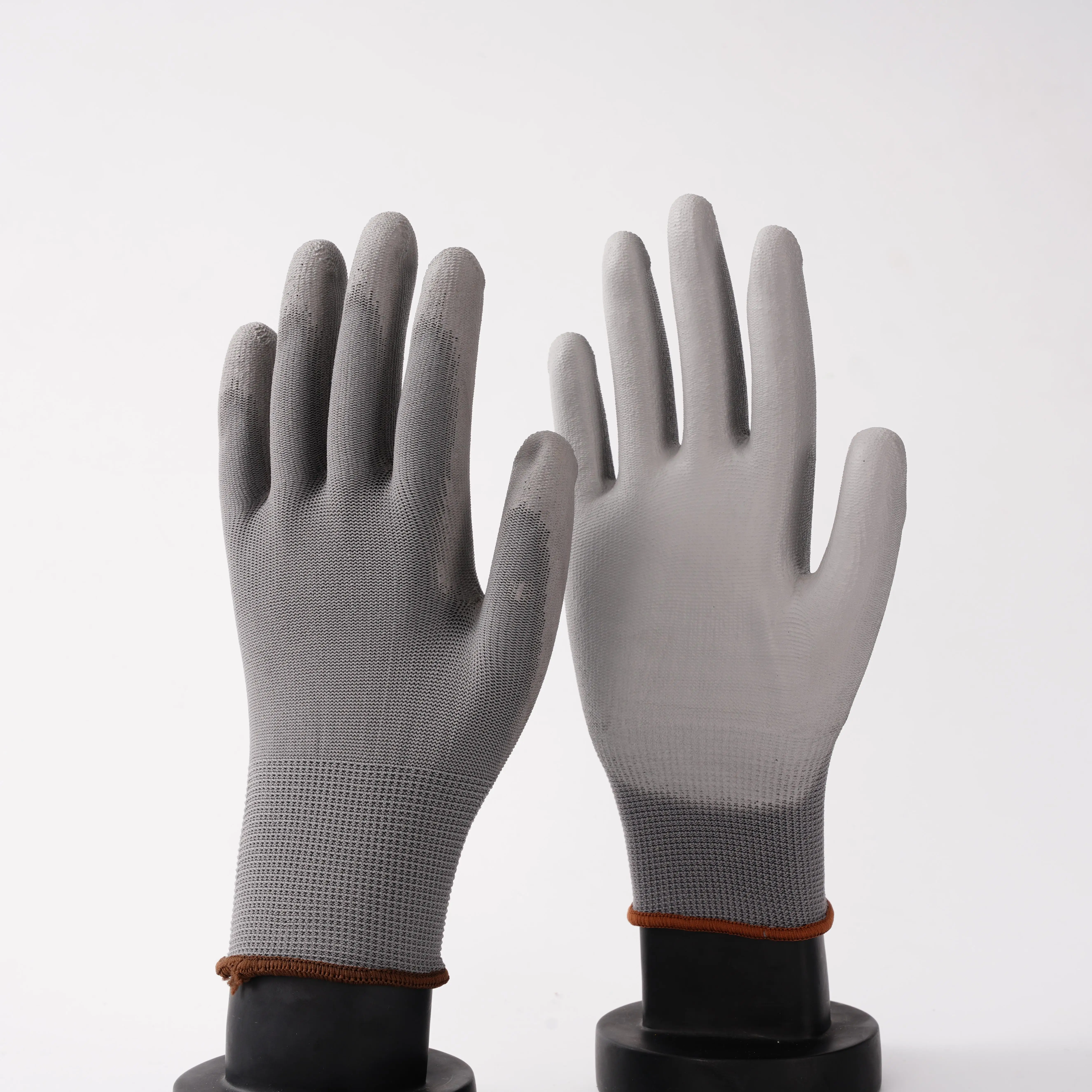 Work Safety Glove General Work Glove Men Pu Coated Glove Pu - Buy Nylon ...
