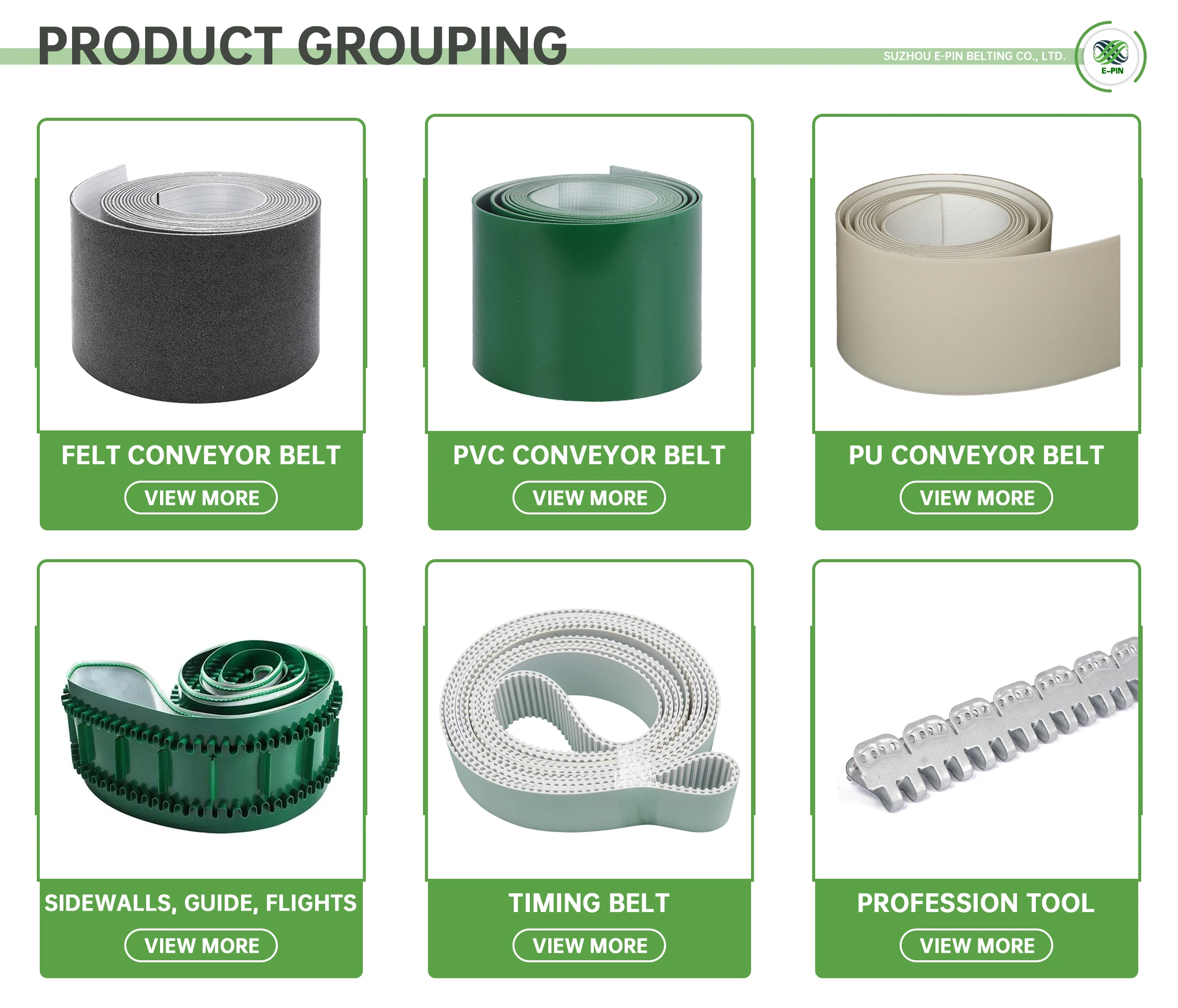 Custom Food Grade Conveyor Belt Polyurethane Corrosion Resistant ...