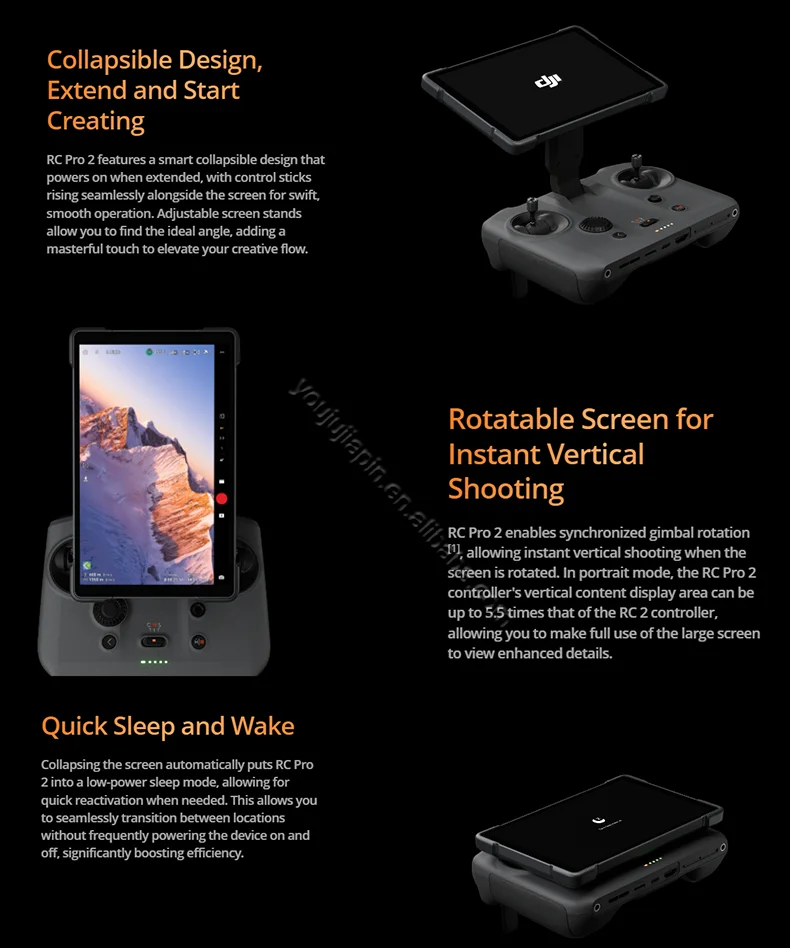 DJI RC 2 Pro - Smart Screen Remote Control for Mavic 4 Pro