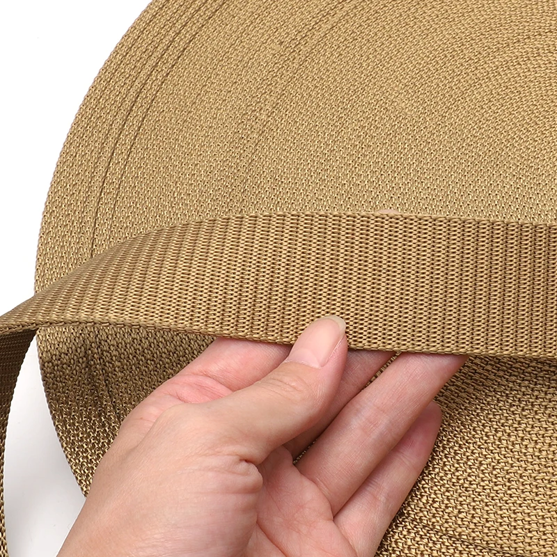 Seatbelt Nylon Webbing - Heavy Duty Flat Strap for Backpacks