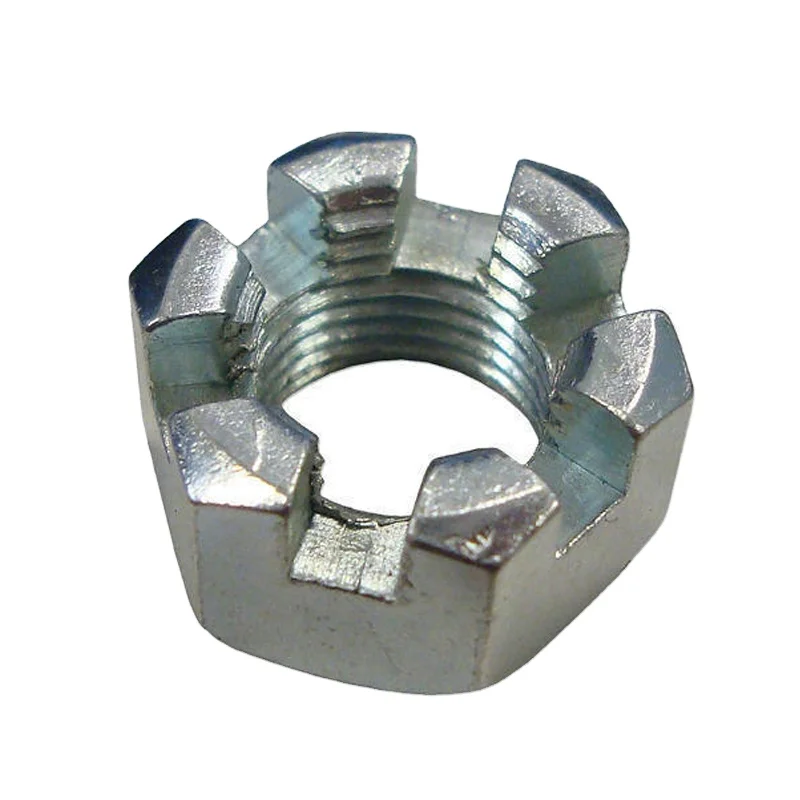 DIN935 Castle Nut - Hex Slotted Nut with Groove Carbon Steel