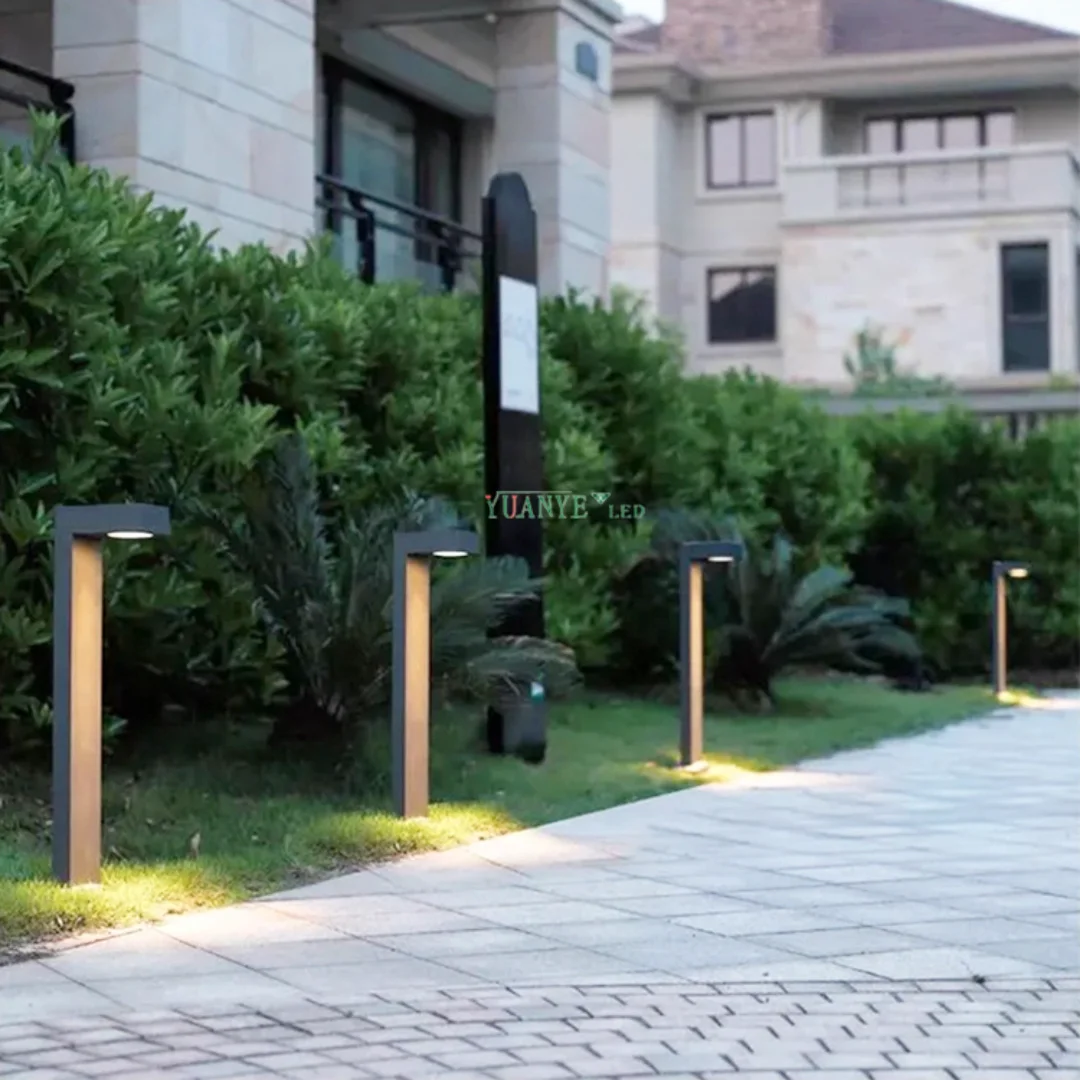 8w-10w -2700k Professional Bollard Garden Lightspark Light On Off ...