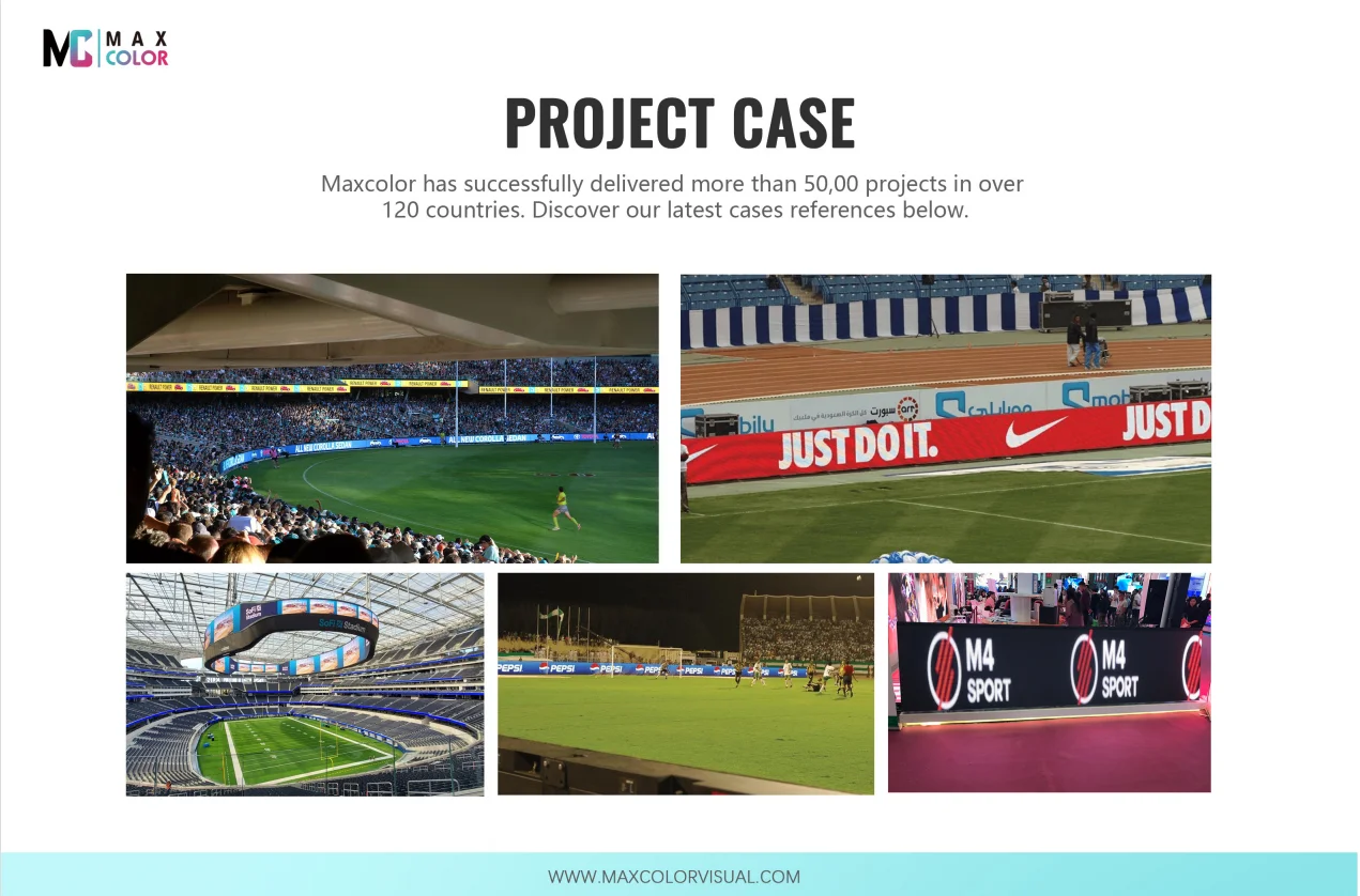 Football Field P10 Led Perimeter Screen Stadium Led Advertising Display ...