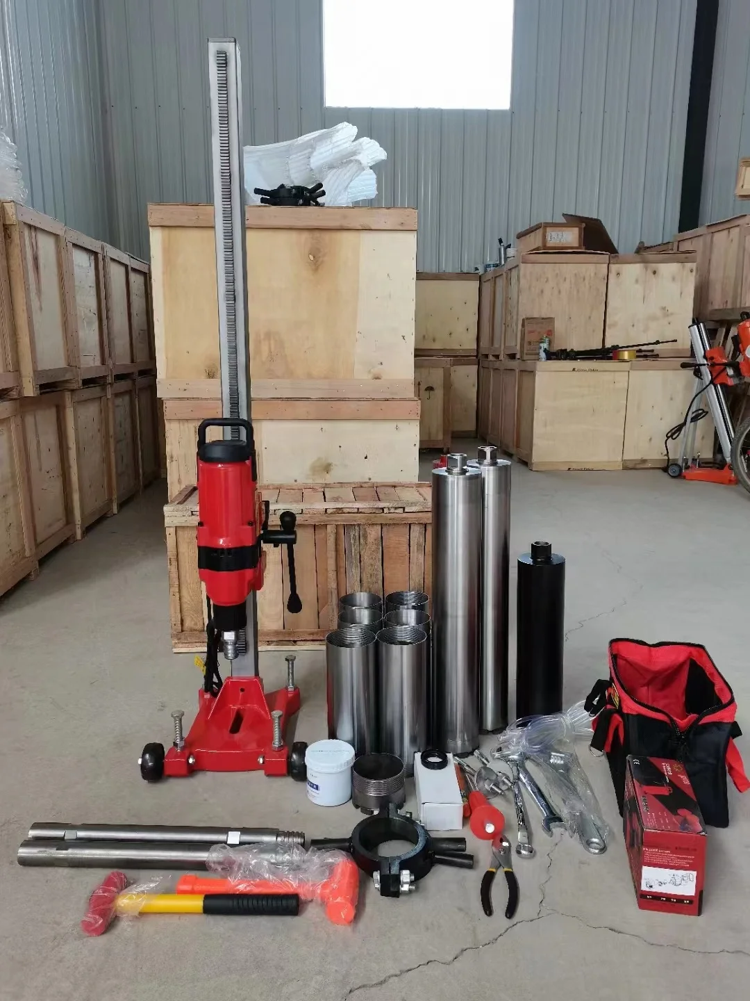 Hz-500 Tunnel Coring Machine Inverted Arch Drilling Machine Concrete ...