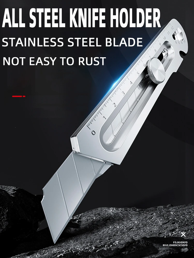 DEWO 7 in 1 Metal Utility Knife - Versatile and Durable