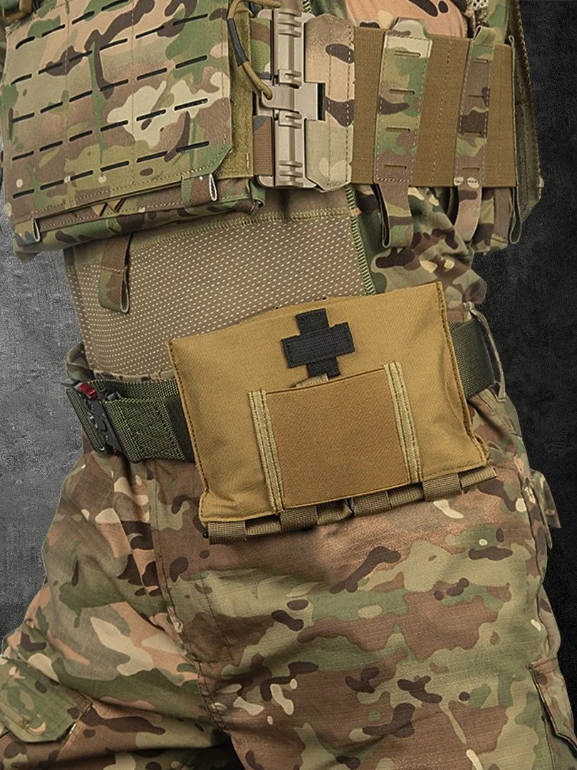 Outdoor Tactical Emergency Kit Molle Quick Release Medical Kit Portable ...