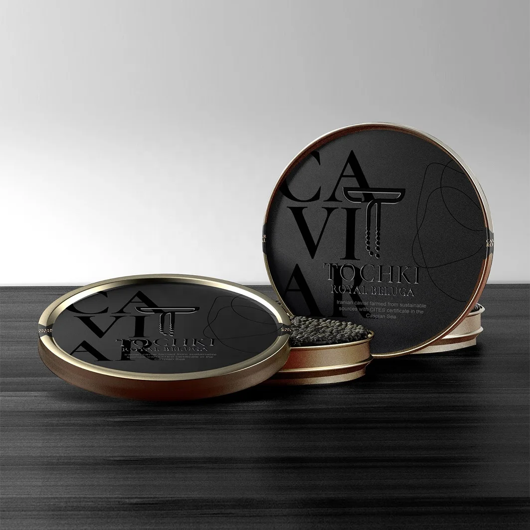 Customized 30g Food High Quality Caviar Aluminum Packaging Box - Buy ...