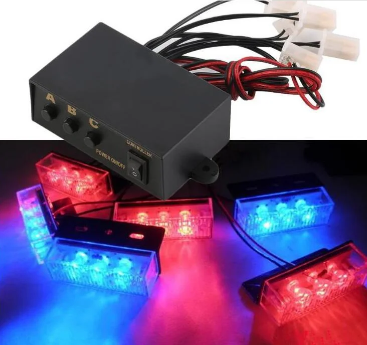 Car LED Emergency Flash Controller - 12V M9 One-to-six