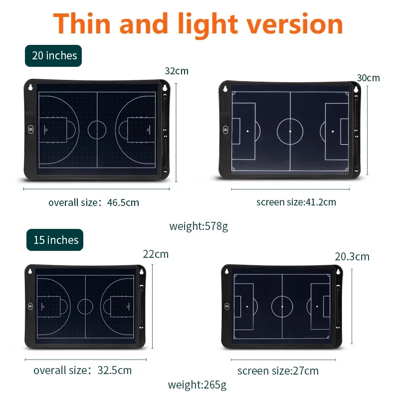 High Quality LCD Coaching Board for Basketball & Football