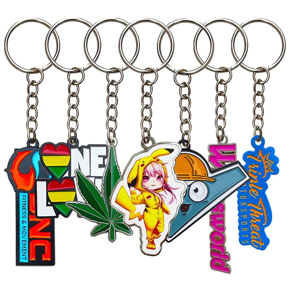 Custom Sublimation Blanks Car Logo Key Ring,Trolley Coins Keyring ...