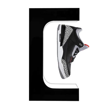 Levitating Shoe Magnetic Floating Racks Stands Acrylic Sneaker Retail ...