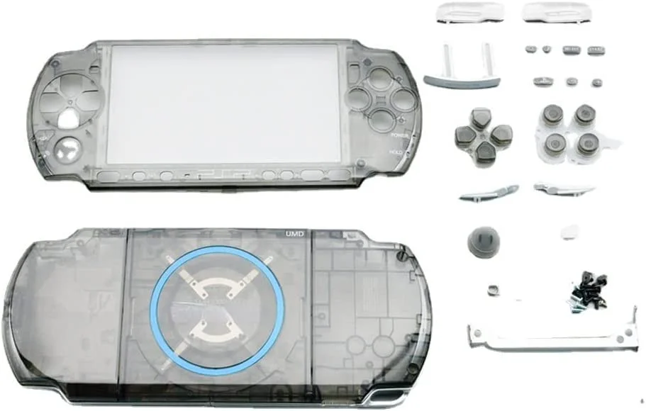 Nslikey Transparent Housing Shell Cover Case for PSP 3000