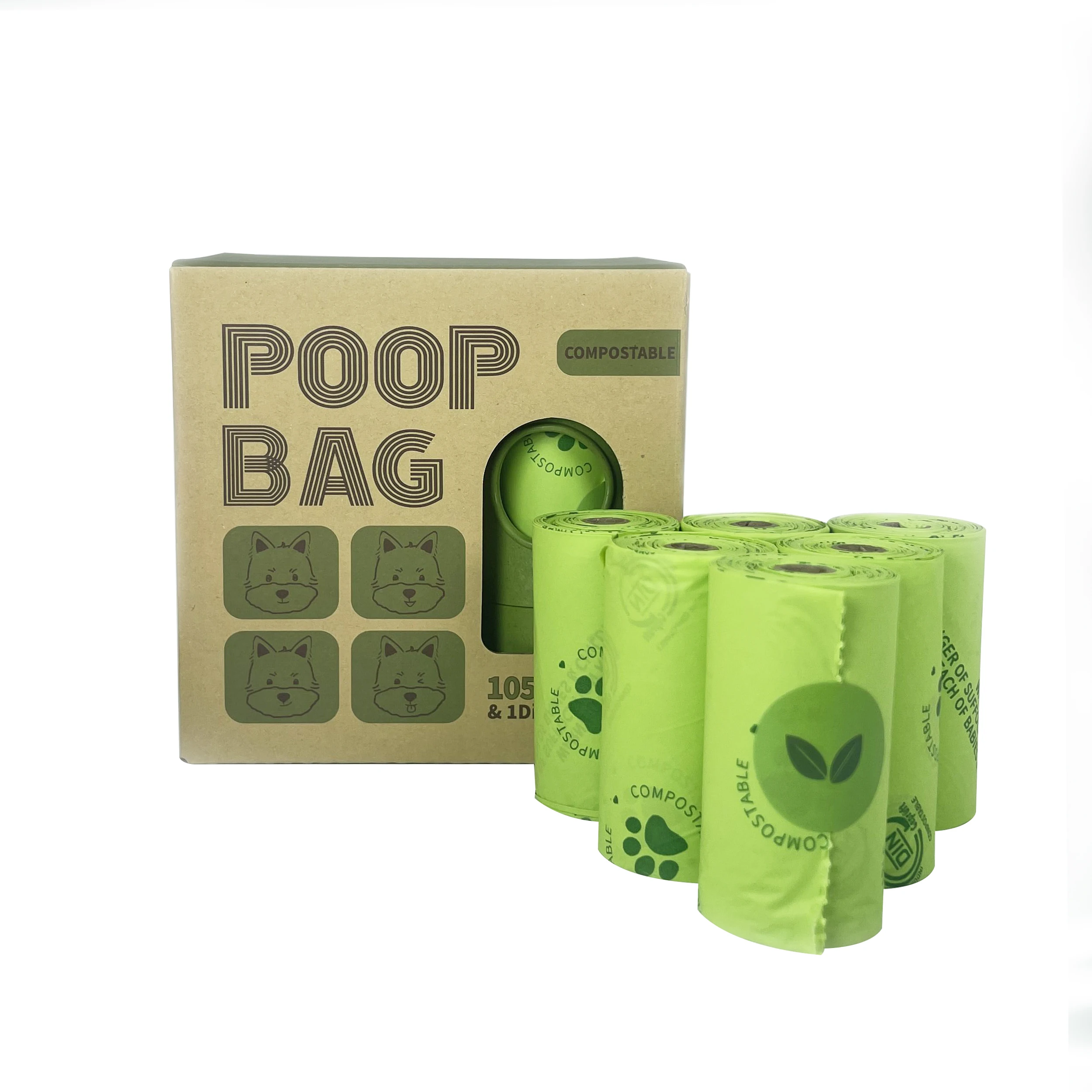 Biodegradable Eco Lavender Scented Epi Dog Poop Bag Compostable Pet ...