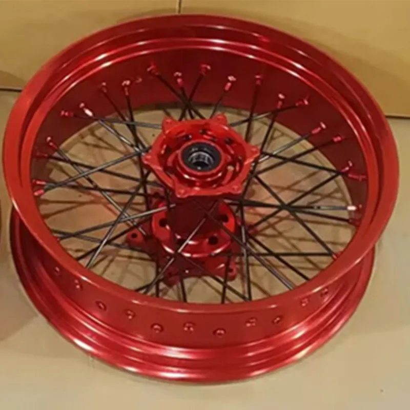RR125/200 2024 2-Stroke aluminum alloy anodized 36spoke supermoto wheel ...