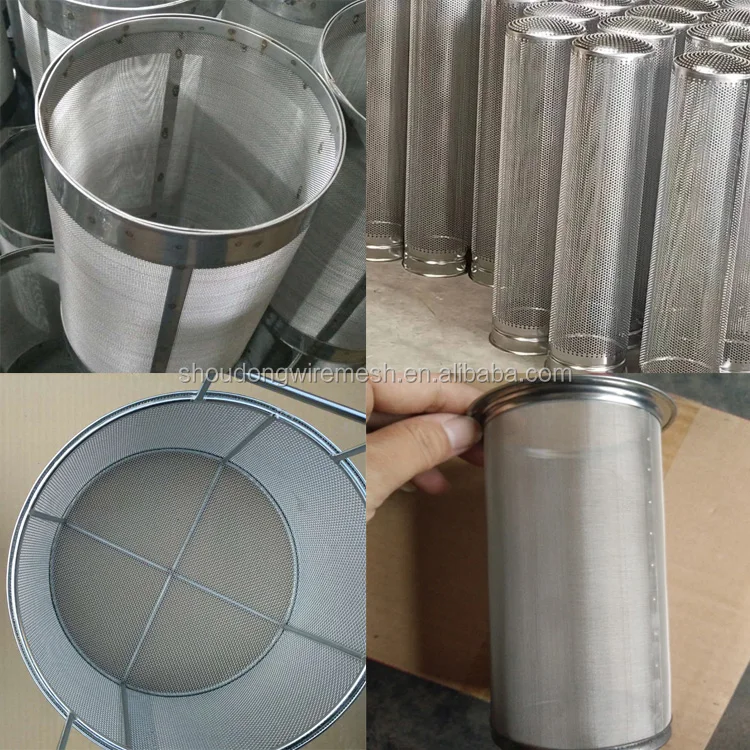 Customized By Manufacturer Mesh Filter Stainless Steel Cylindrical 304 ...