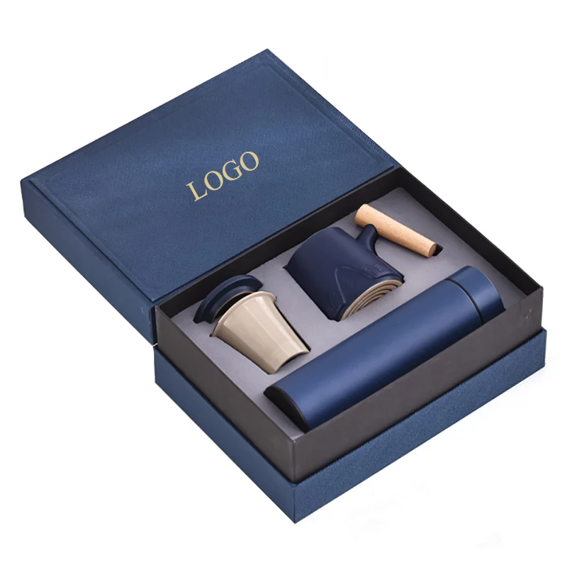 Luxury Gift Sets Temperature Display Stainless Steel Thermos Flask Gift ...