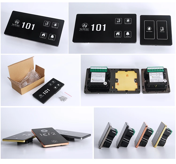 GTD OEM Customization Smart Electronic LED Door Sign With Doorbell ...