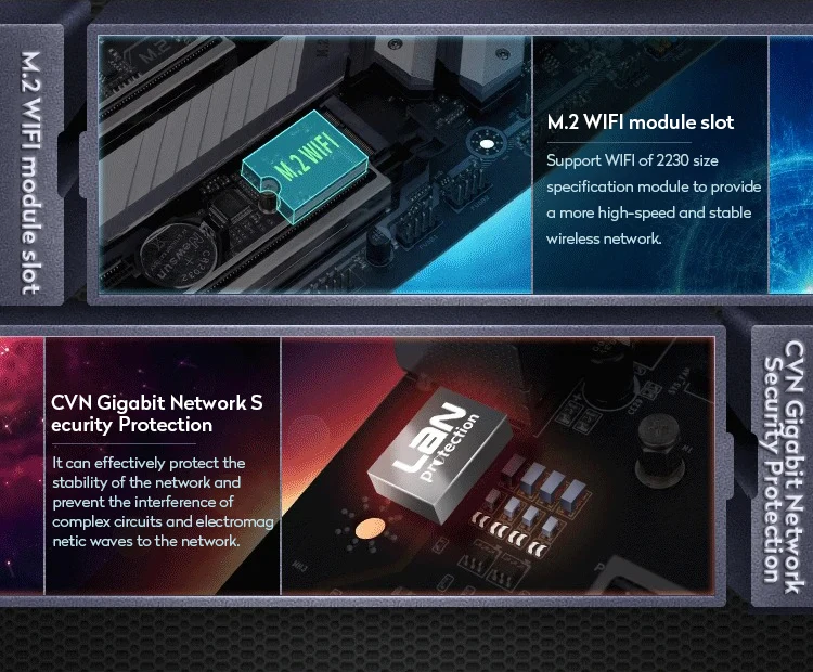 Motherboard Cvn B365m Gaming Pro V20 Desktop Computer B250 B75 H110 ...