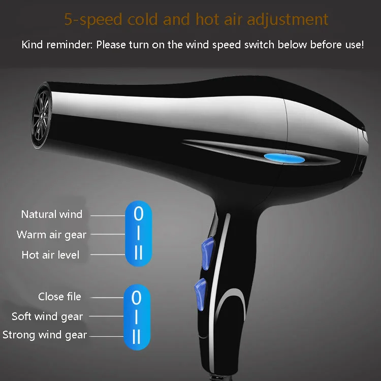 Professional Hair Blow Dryer Set - High Power & Efficiency