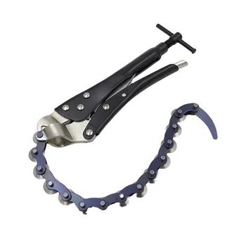 Heavy Duty Chain Pipe Cutter Locking Pliers Car Exhaust Pipe Wrench ...