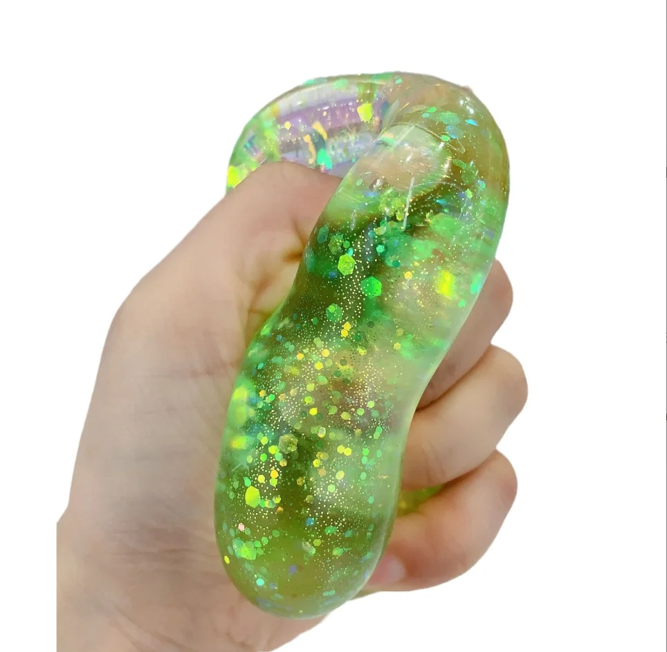 Glitter Maltose Sparkling Malt Sugar Stress Balls Squishy Sensory ...