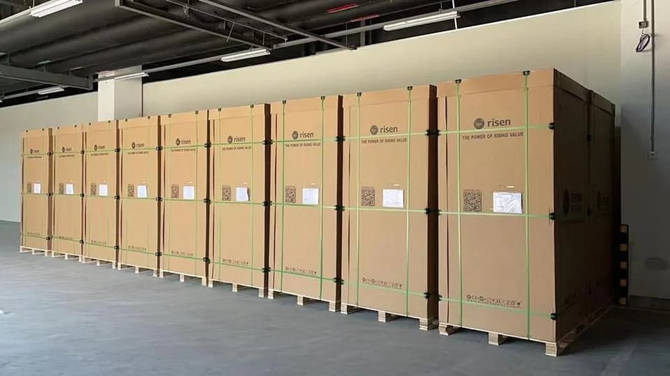 Risen Hjt Topcon N Type Bifacial Dual Glass Photovoltaic Solar Panel ...