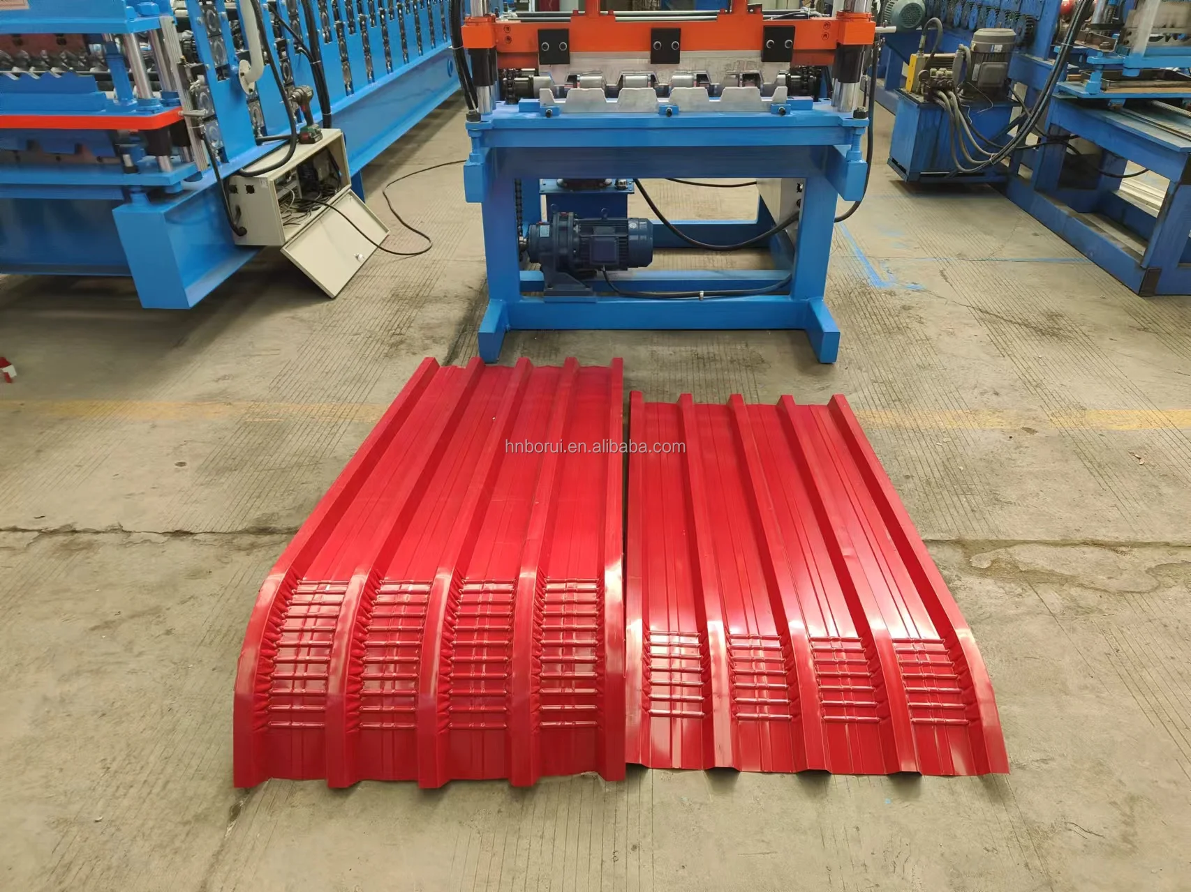 Automatic Metal Roofing Sheet Crimping Hydraulic Curving Machine ...