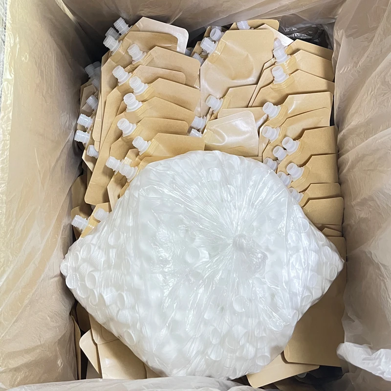 Eco Friendly Custom Printed Kraft Paper Recyclable Liquid Refill Spout ...