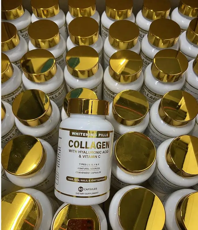 Oem Marine Collagen Capsules Vitmain C Private Label Brightening ...