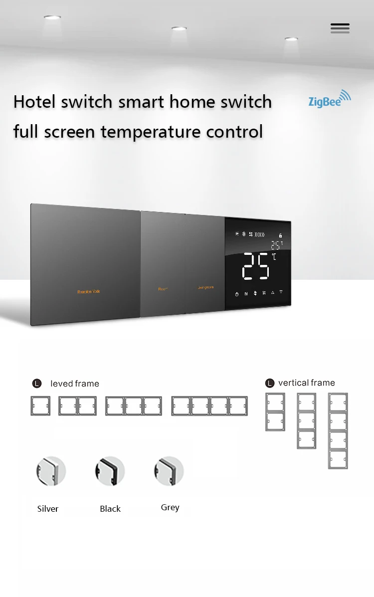 Smart Laffey Tuya Zigbee Thermostat - Efficient Heating & Cooling