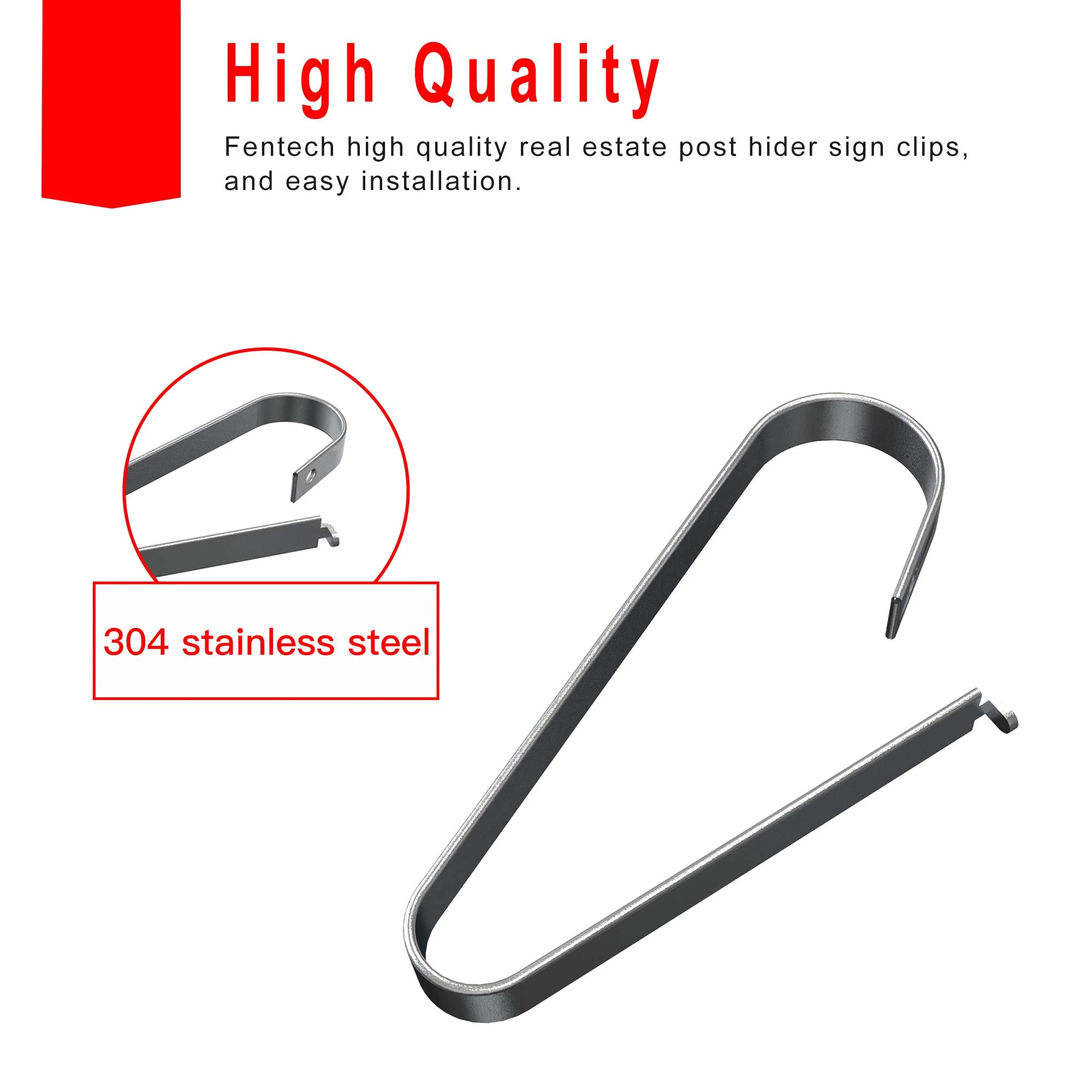 Real Estate Sign Clips - Secure and Durable Solutions