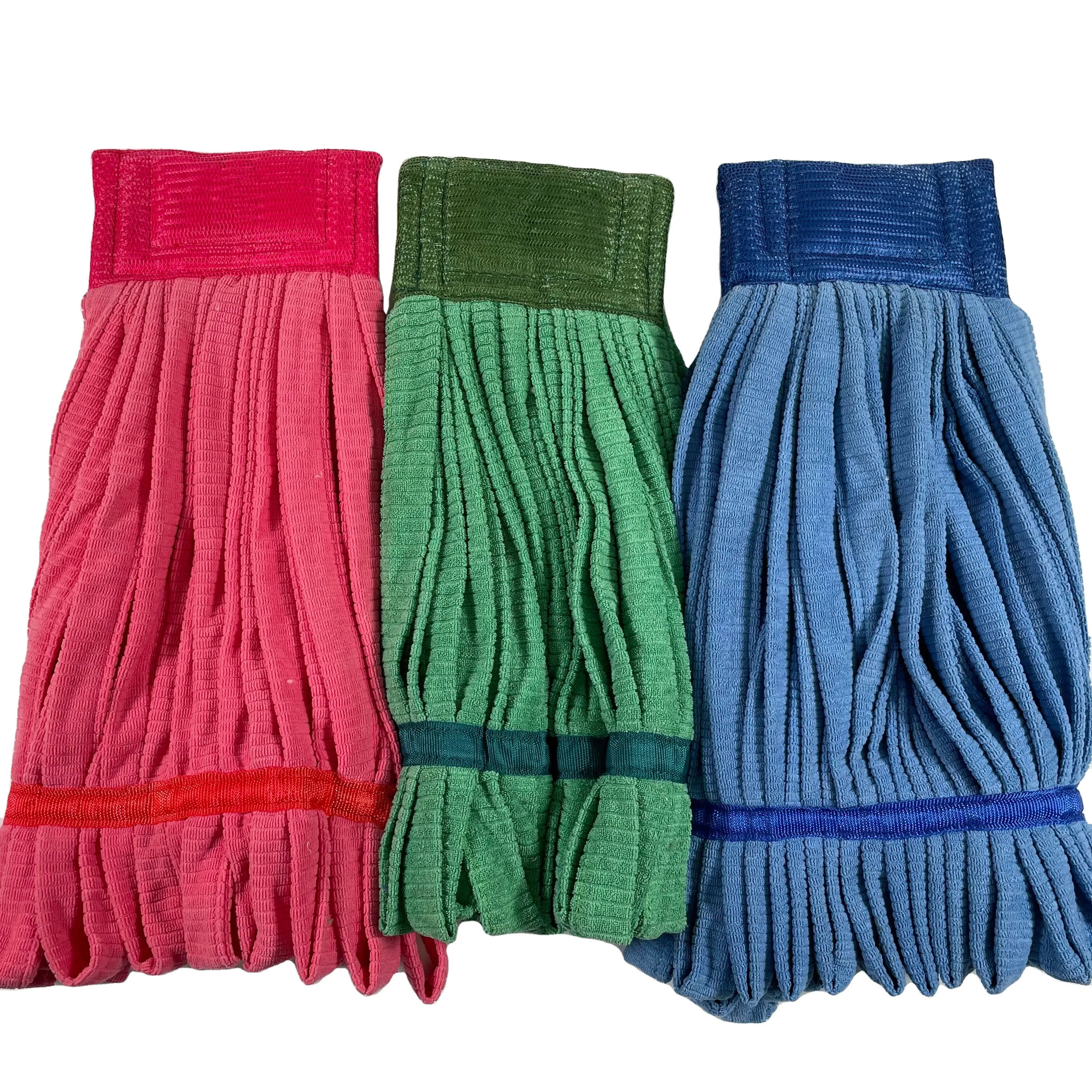 Commercial Medium Microfiber Tube Mop Replacement Head Industrial Wet ...