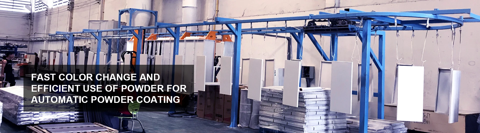 Overhead Conveyor System for Powder Coating Line - KAFAN
