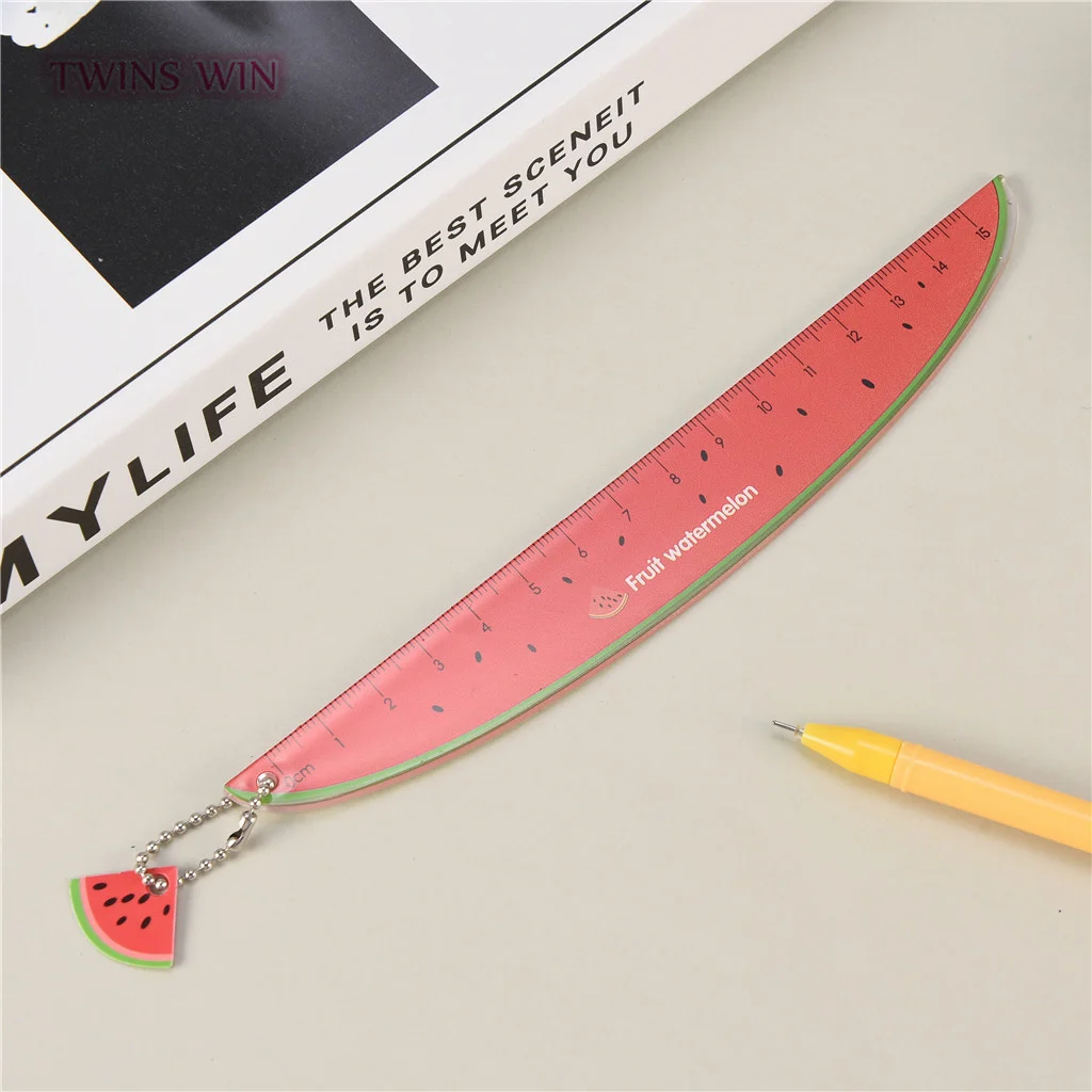 15cm Cartoon Fruit Pendant Ruler Primary School Student Prize ...