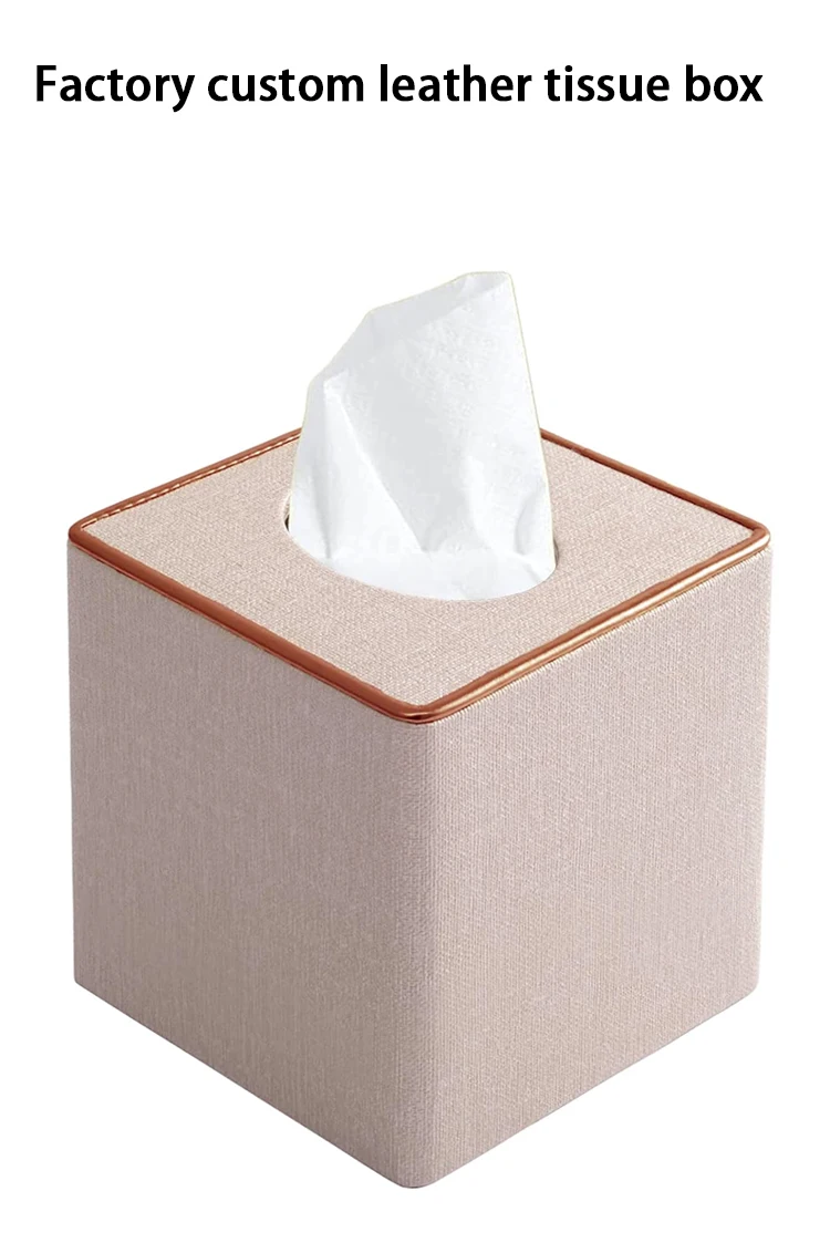 Modern Luxury Home Decor Leather Tissue Box Restaurant Tissue Box - Buy ...