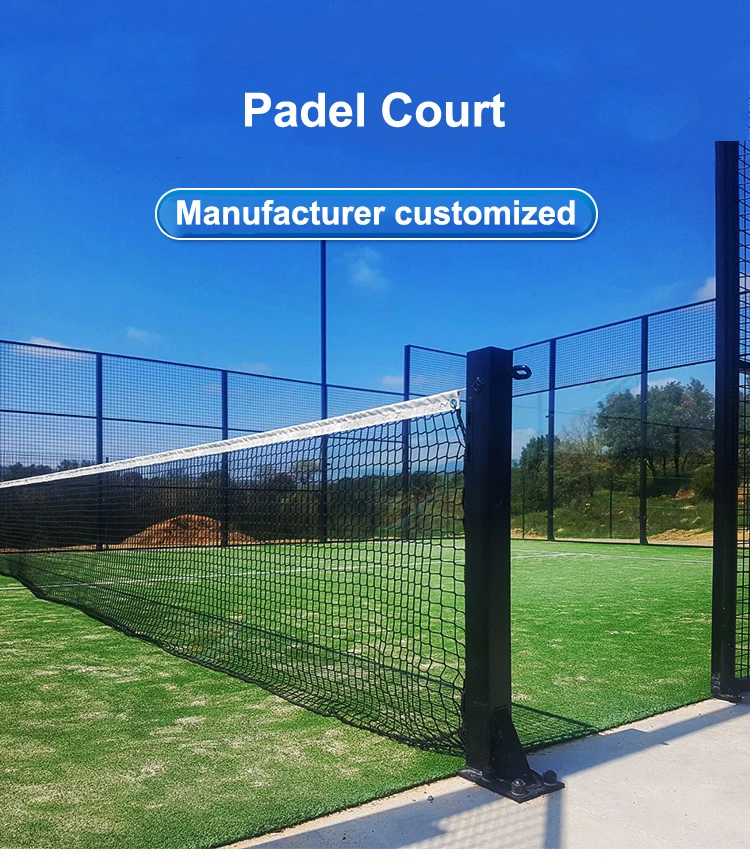Super Panoramic Roofed Indoor Padel Tennis Court for Sale
