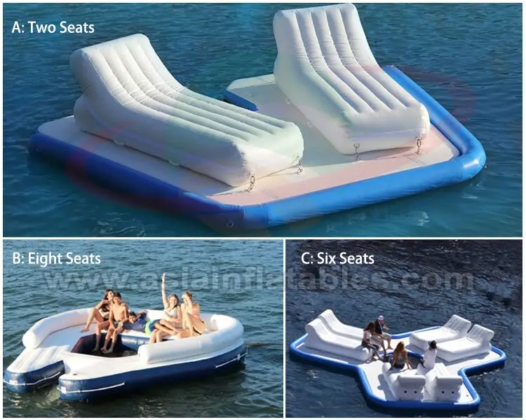 Intex Inflatable Island Floating Lounge - Perfect for Water Fun