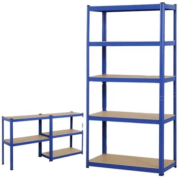 5 Layers Shelf Unit Adjustable Metal Steel Racks Warehouse Storage ...