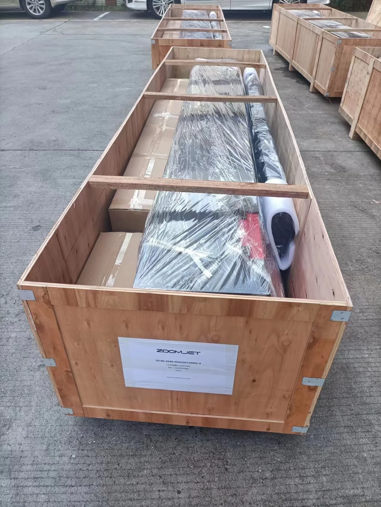 Zoomjet Hot Sale 1.8m I1600/xp600 Print Head Large Format Eco Solvent ...