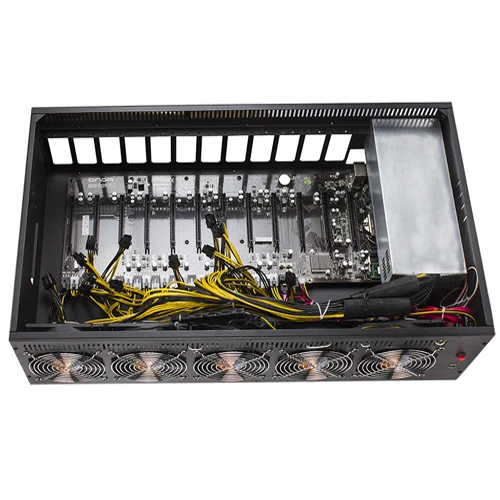 Fast Shipping 12GPU Computer Case with ONDA B250 D12P-D3