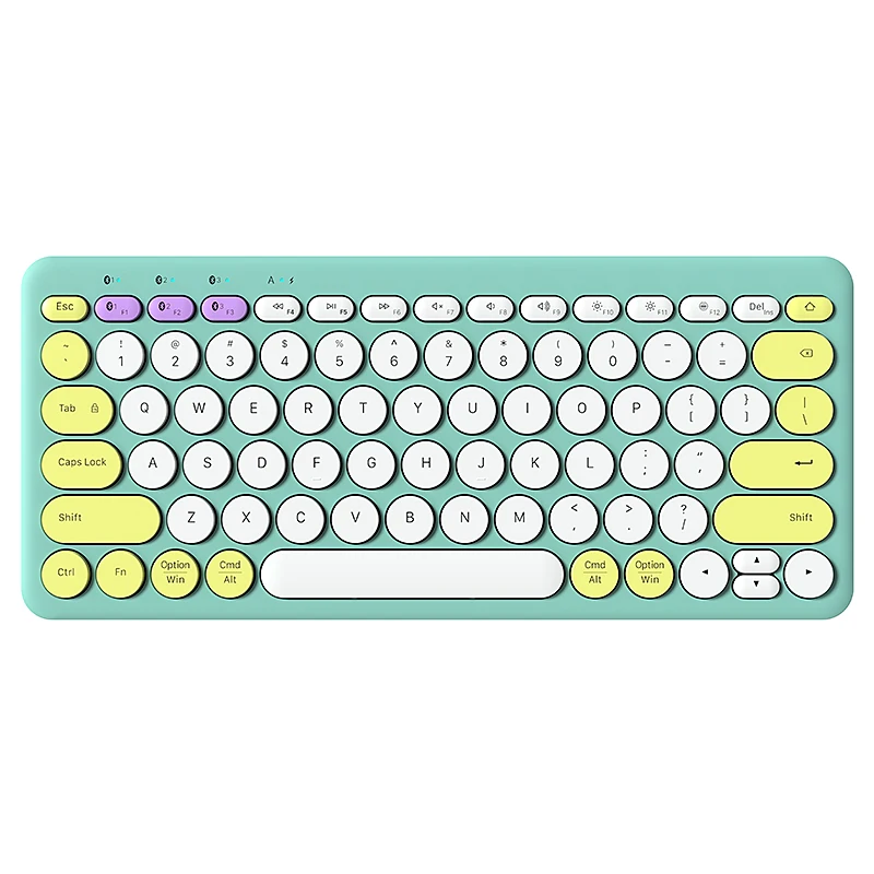 78 Keys Portable Mini Keyboard - Colorful & Cute Teclado
